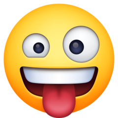 🤪 Grinning Face with One Large and One Small Eye Emoji