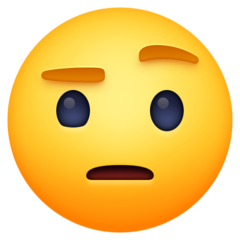 🤨 Face with One Eyebrow Raised Emoji