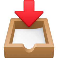 📥 Inbox Tray Emoji