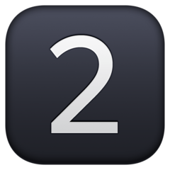 2️⃣ Keycap Digit Two Emoji