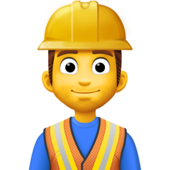 Man Construction Worker Emoji | Emoji Man Construction Worker Meaning