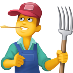 👨‍🌾 Man Farmer Emoji