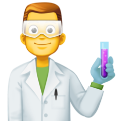 Man Scientist Emoji | Emoji Man Scientist Meaning