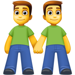 👬 Two Men Holding Hands Emoji