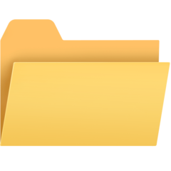 📂 Open File Folder Emoji