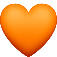 🧡 Orange Heart Emoji
