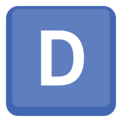 Regional Indicator Symbol Letter D Emoji