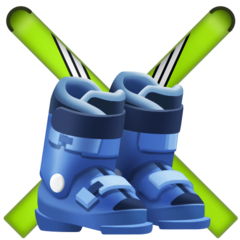 🎿 Ski and Ski Boot Emoji