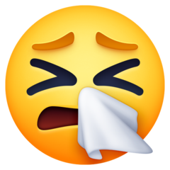 🤧 Sneezing Face Emoji
