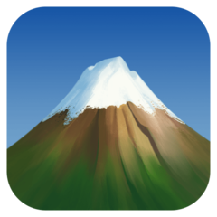🏔️ Snow Capped Mountain Emoji