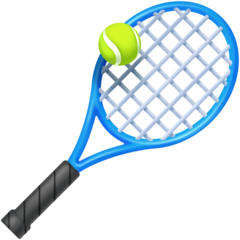 🎾 Tennis Racquet and Ball Emoji