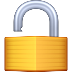 🔓 Open Lock Emoji