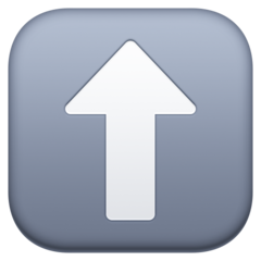⬆️ Upwards Black Arrow Emoji