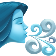 🌬️ Wind Blowing Face Emoji