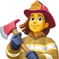 👩‍🚒 Woman Firefighter Emoji