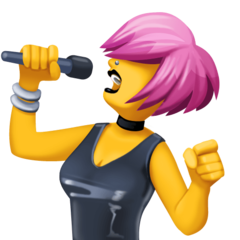 Woman Singer Emoji | Emoji Woman Singer Meaning
