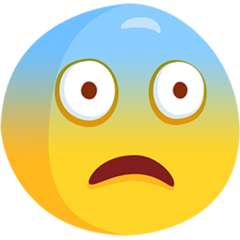 Fearful Face Emoji | Emoji Fearful Face Meaning