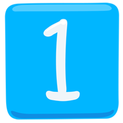 1️⃣ Keycap Digit One Emoji