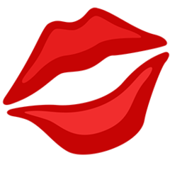 Kiss Mark Emoji | Kiss Mark / Lips Emoji Meaning