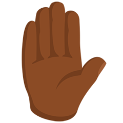 🏾 Raised Hand: Medium-Dark Skin Tone Emoji