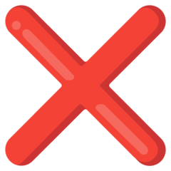 Cross Mark Emoji