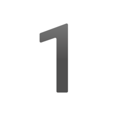 1️ Digit One Emoji
