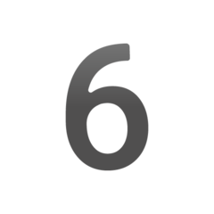 6️ Digit Six Emoji