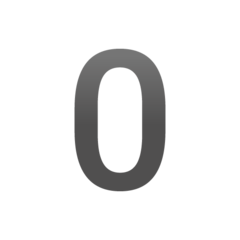 0️ Digit Zero Emoji