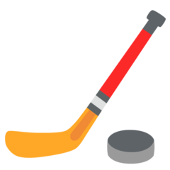 🏒 Ice Hockey Stick and Puck Emoji