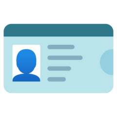 🪪 Identification Card Emoji
