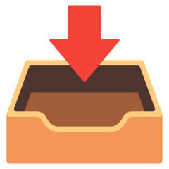 📥 Inbox Tray Emoji