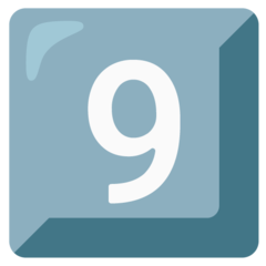 9️⃣ Keycap Digit Nine Emoji