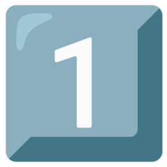 1️⃣ Keycap Digit One Emoji