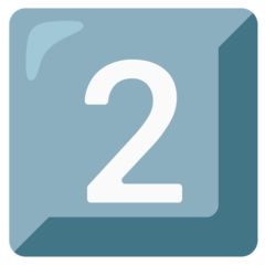 2️⃣ Keycap Digit Two Emoji