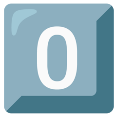 0️⃣ Keycap Digit Zero Emoji