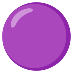 🟣 Large Purple Circle Emoji