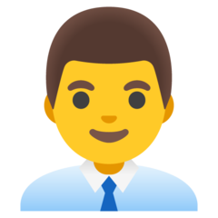 👨‍💼 Man Office Worker Emoji