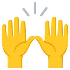 Raising Hands Emoji | Emoji Raising Hands Meaning
