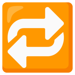 🔁 Clockwise Rightwards and Leftwards Open Circle Arrows Emoji