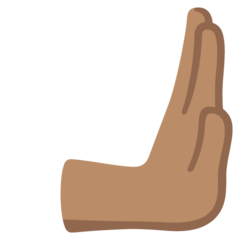 🏽 Rightwards Pushing Hand: Medium Skin Tone Emoji