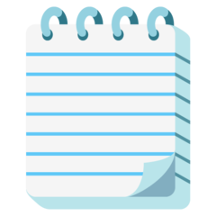 🗒️ Spiral Note Pad Emoji