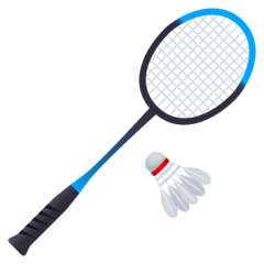 🏸 Badminton Racquet and Shuttlecock Emoji