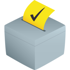 🗳️ Ballot Box with Ballot Emoji