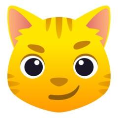 Cat with Wry Smile Emoji | Cat with Wry Smile Meaning