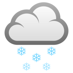 🌨️ Cloud with Snow Emoji