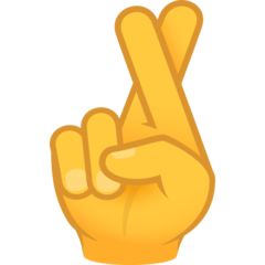 🤞 Fingers Crossed Emoji