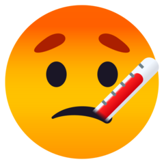 Face with Thermometer Emoji | Face with Thermometer Meaning