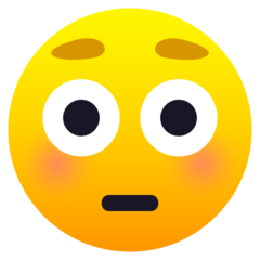 Flushed Face Emoji | Emoji Flushed Face Meaning