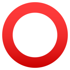 ⭕ Heavy Large Circle Emoji