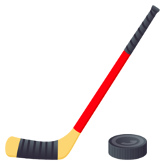 🏒 Ice Hockey Stick and Puck Emoji